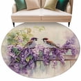 Flowers Birds Large Area Rugs for Bedroom Living Room, Soft Non Slip ...