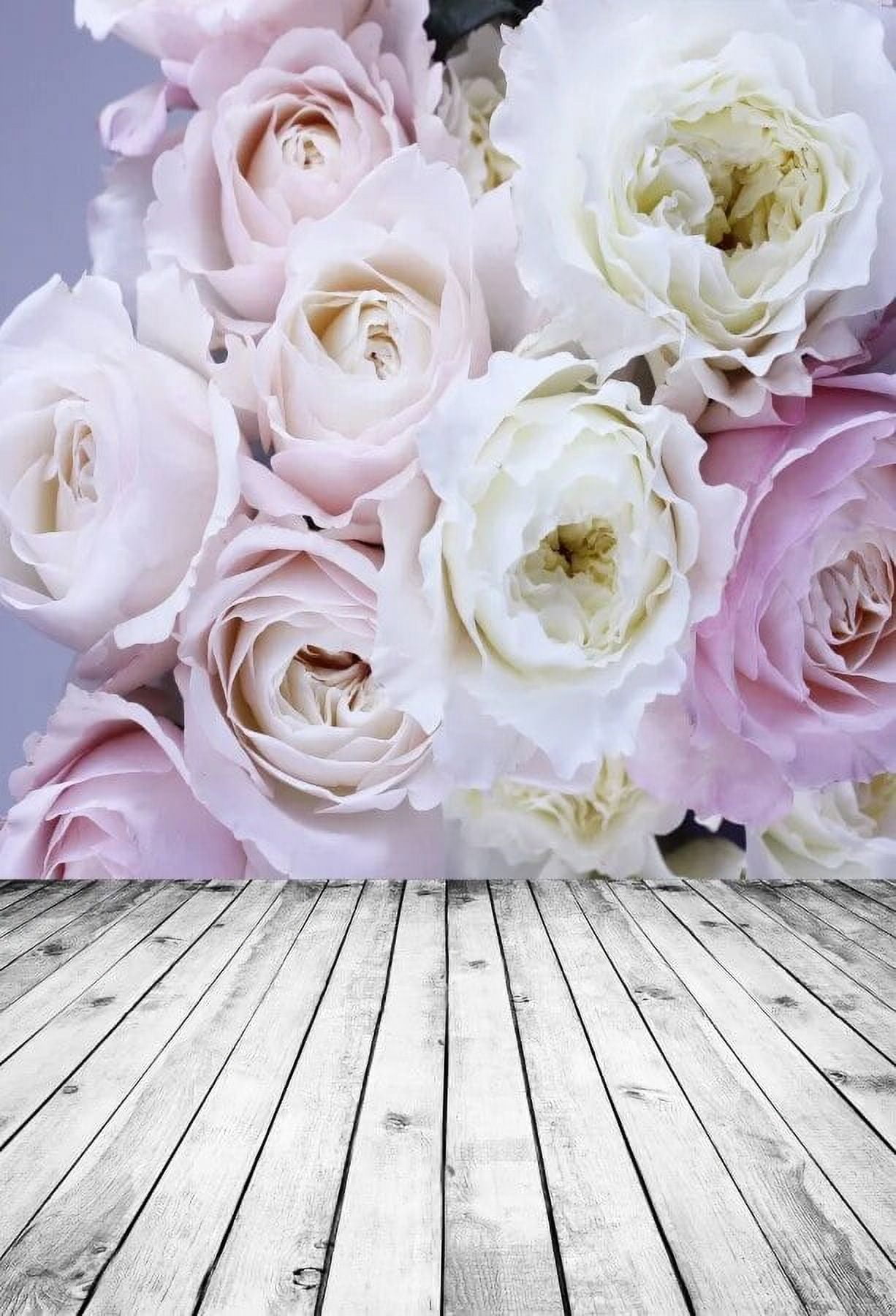 Flowers Blooming Trees Bokeh Wooden Floor Baby Portrait Photography ...