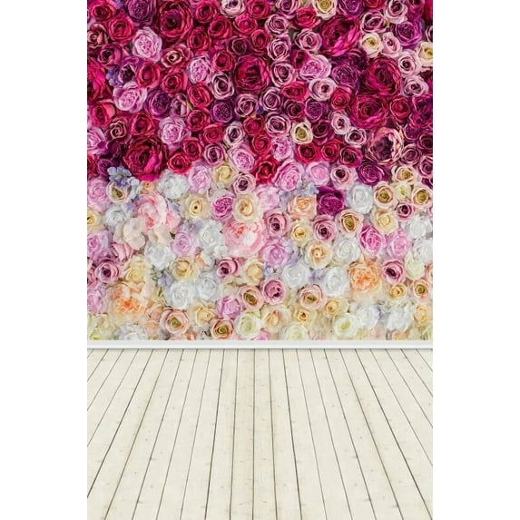 Flowers Blooming Trees Bokeh Wooden Floor Baby Portrait Photography ...