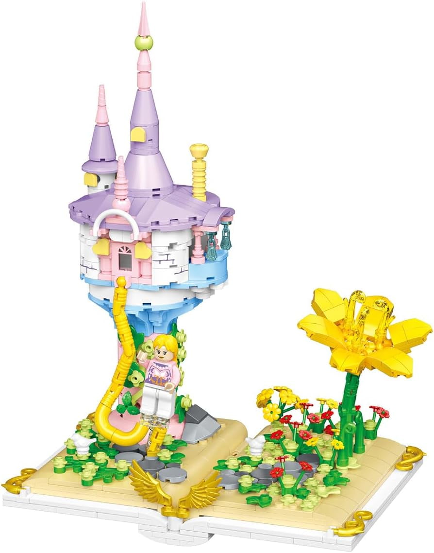 Flowers Building Block Set,Cute Flower Building Kit Decorate ...