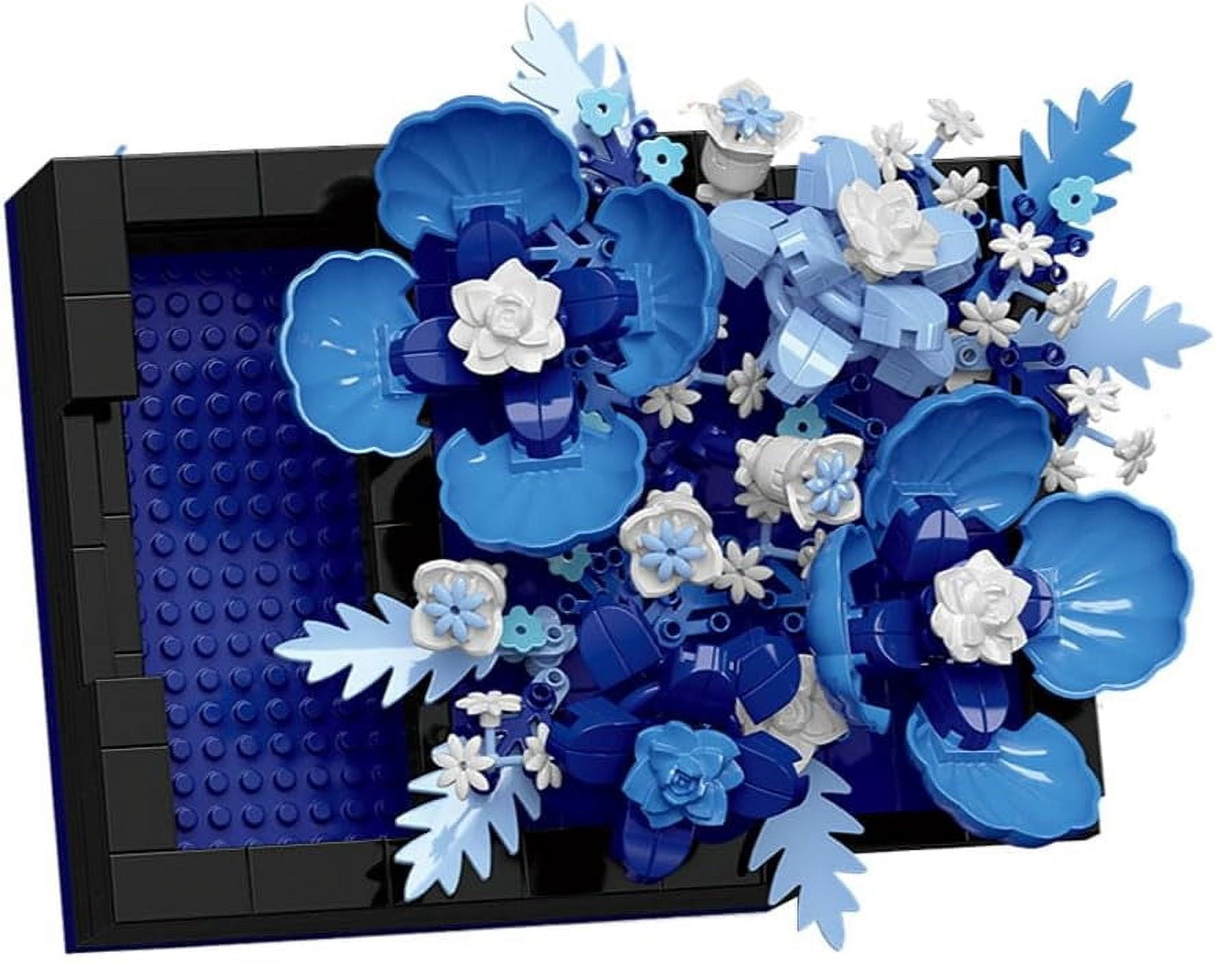 Flowers Building Set Centerpiece Building Blocks for Adults Botanical ...
