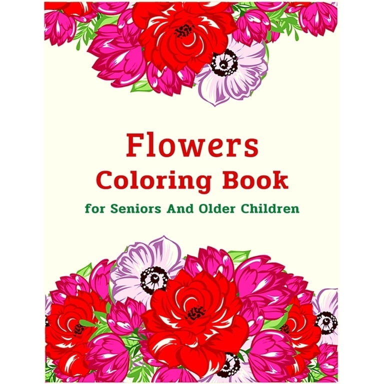 Simple Flower Coloring Book Pages