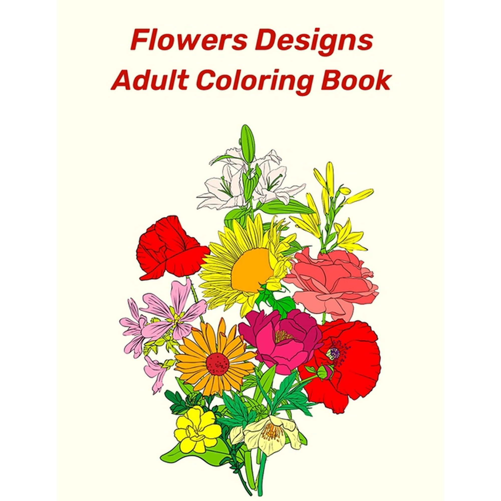 Spring Flowers Coloring Pages