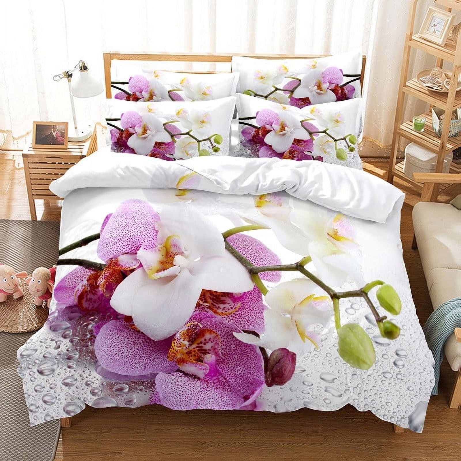 Flowers Duvet Cover Set 3D Bedding Digital Printing Fashion Design ...