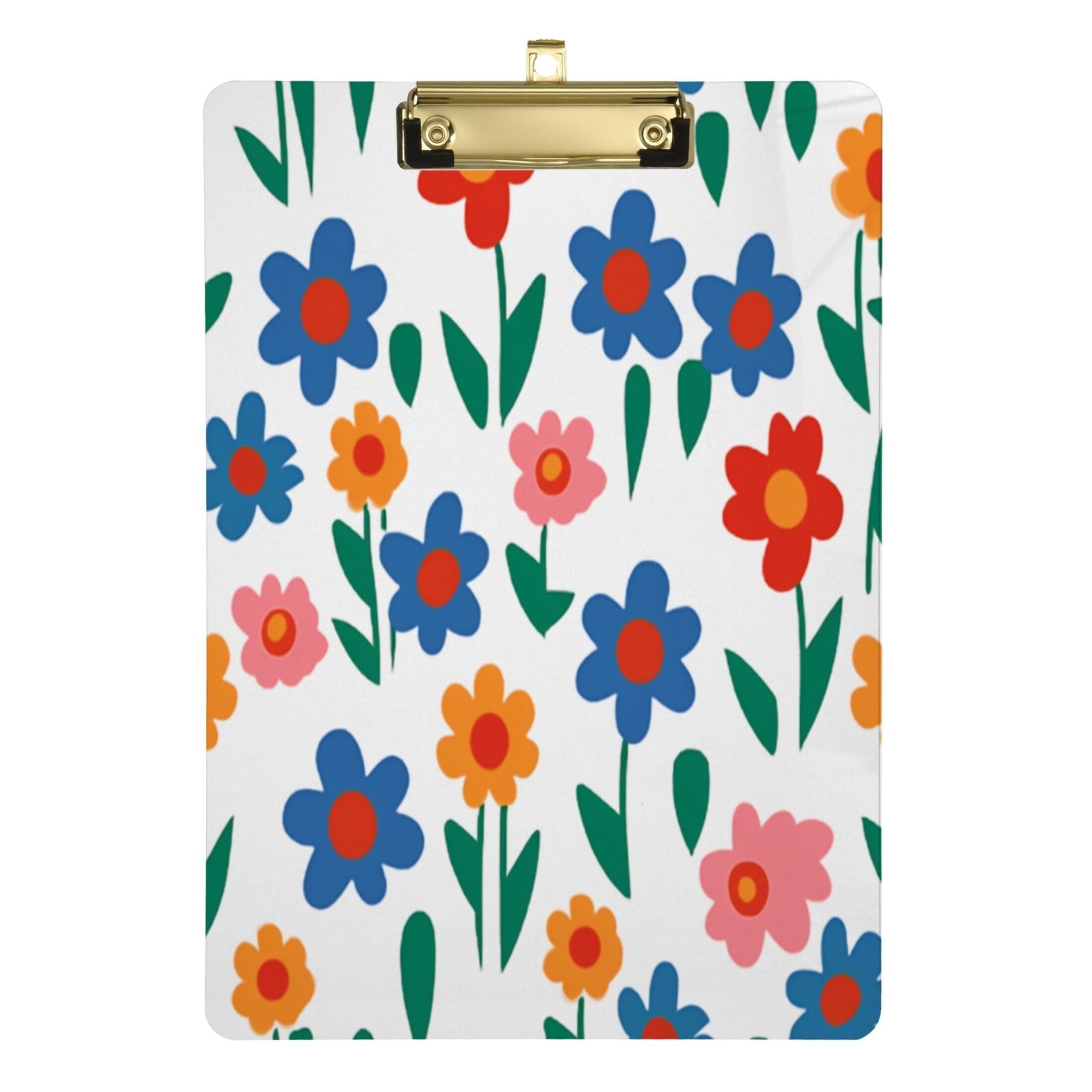 Flowers Floral Acrylic Clipboards A4 Standard Letter Size Clipboard 12. ...