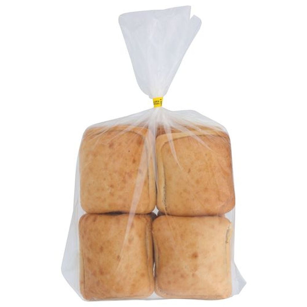 Flowers Foods European Bakers Ciabatta Sandwich Bread Bun, 4 Inch ...