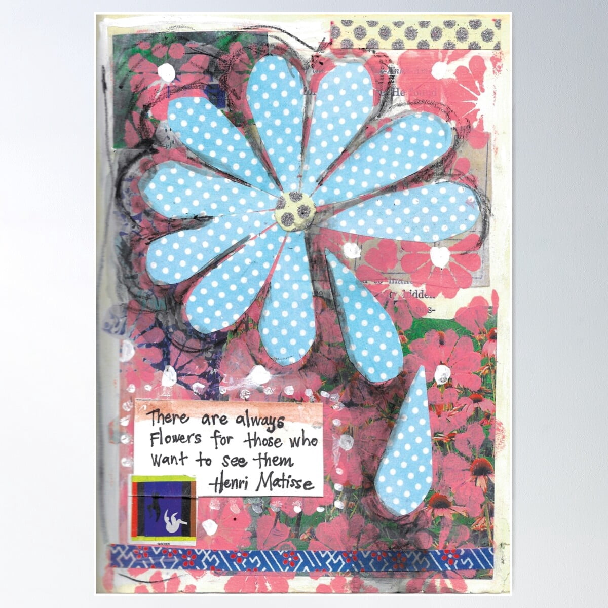 Flowers For Those Who See Them Poster Wall Art, Modern Wall Decor For ...