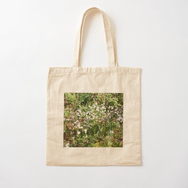 Flowers, Forget Me Nots, Cottagecore, Film, 35Mm, Green Canvas Tote Bag ...