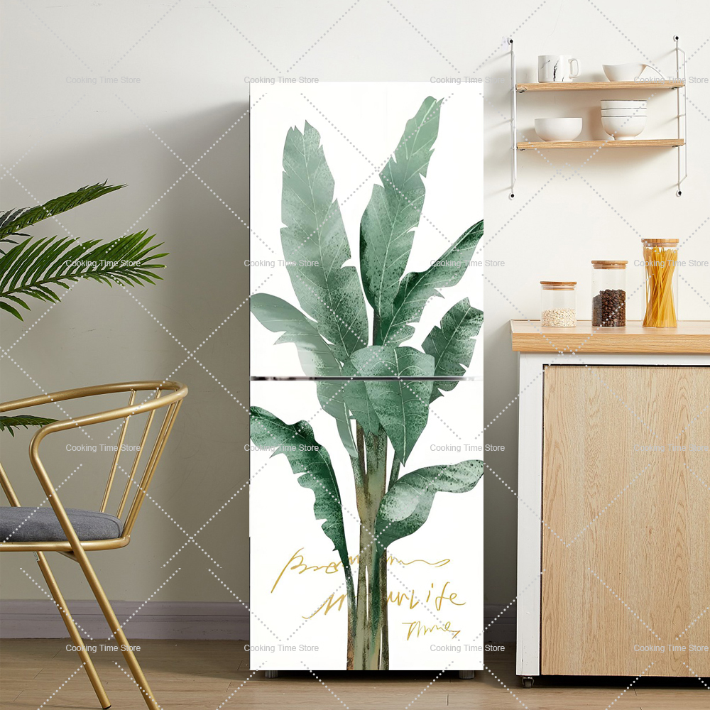Flowers Fridge Wrap Stickers Peel and Stick Vinyl Sunset Sunset ...