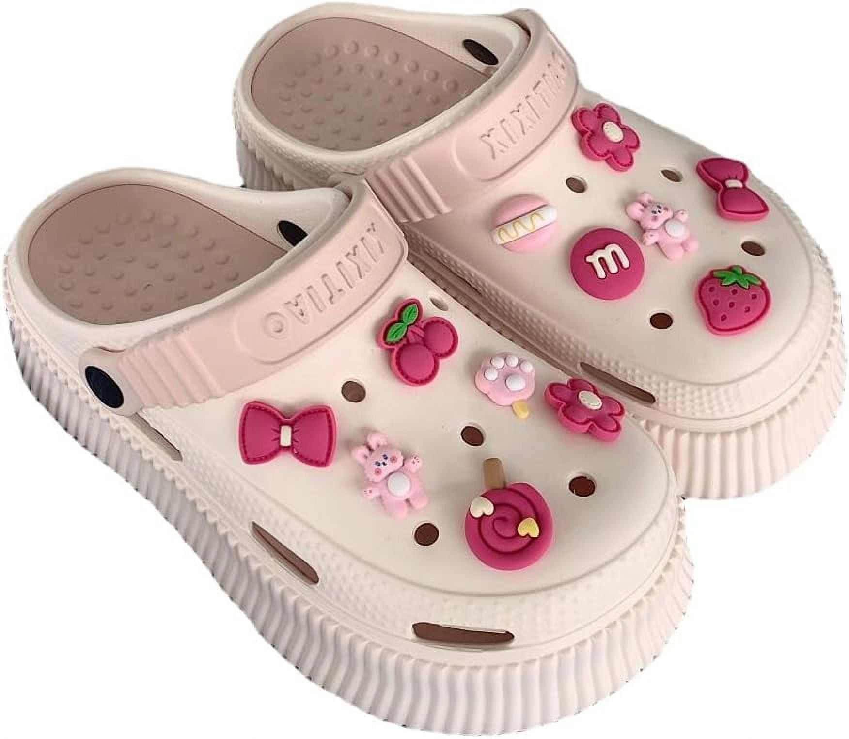 Flowers Garden Clogs Shoes Slippers Sandals Cloud Slippers for Women ...