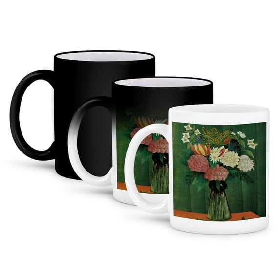 Flowers In A Vase By Henri Julien Le Douanier Rousseau, 11oz Magic ...