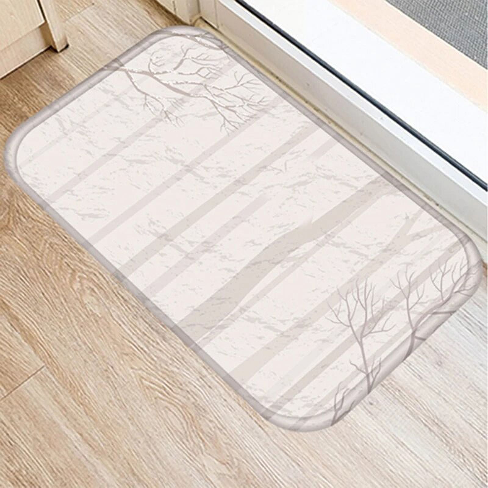 Flowers Leaves Bath Mat Front Door Mat Plant Living Room Carpet Bedroom ...