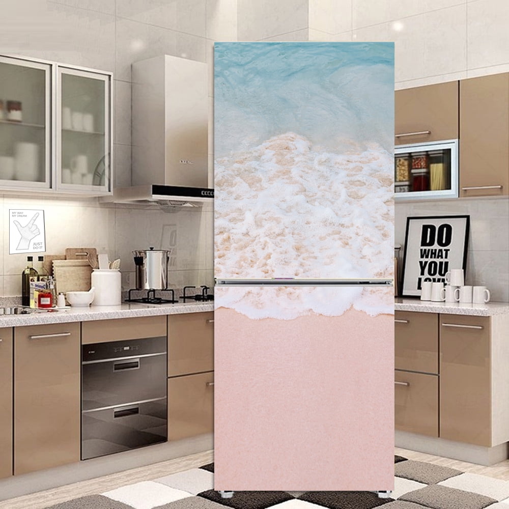 Flowers Modern Style Refrigerator Stickers Film Creative Fully Sticky ...