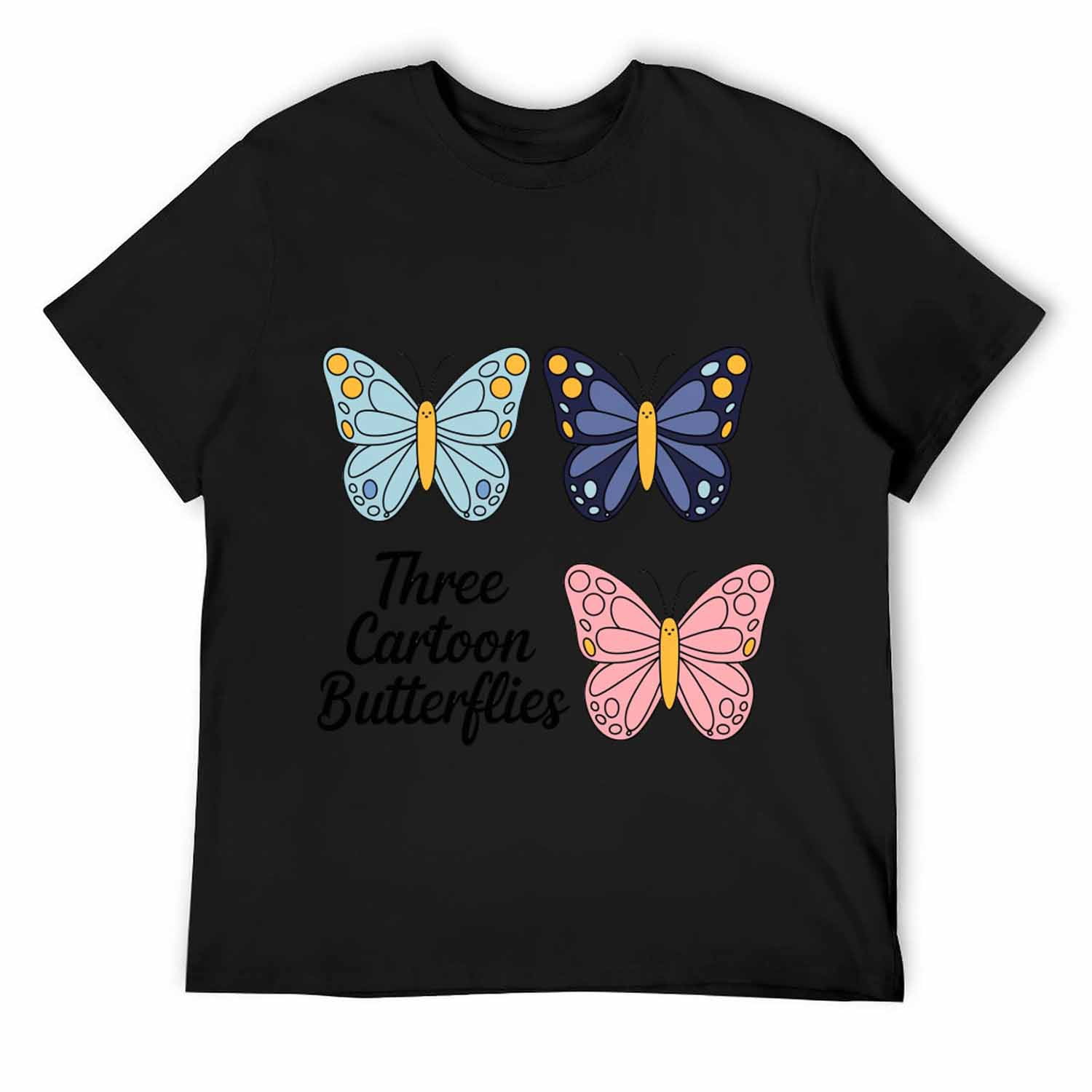 Flowers Of Maui Word Art - Three cartoon butterflies.t shirt design bee ...