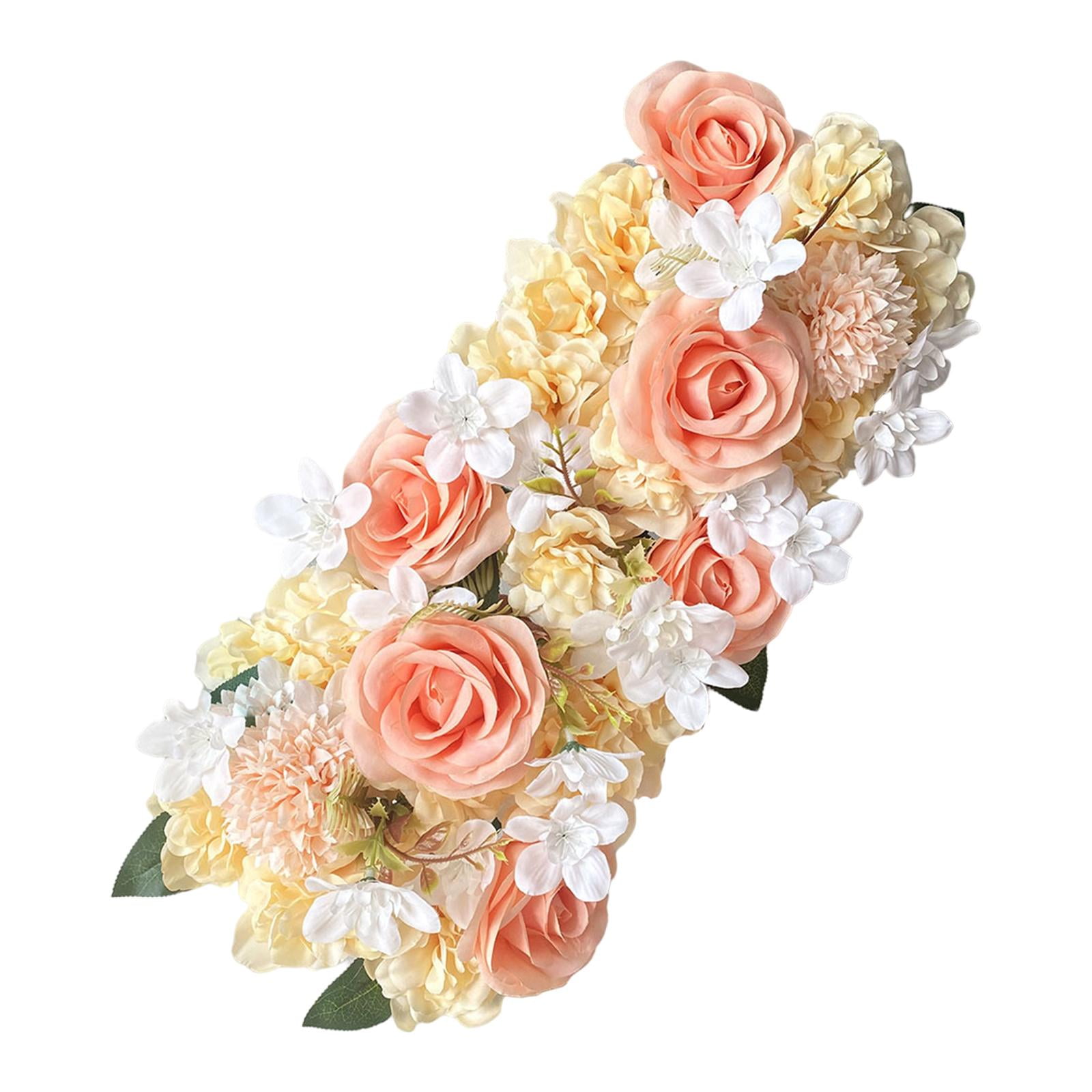 Flowers Panel DIY Arch Flower Row Floral Backdrop for Wedding T Station ...