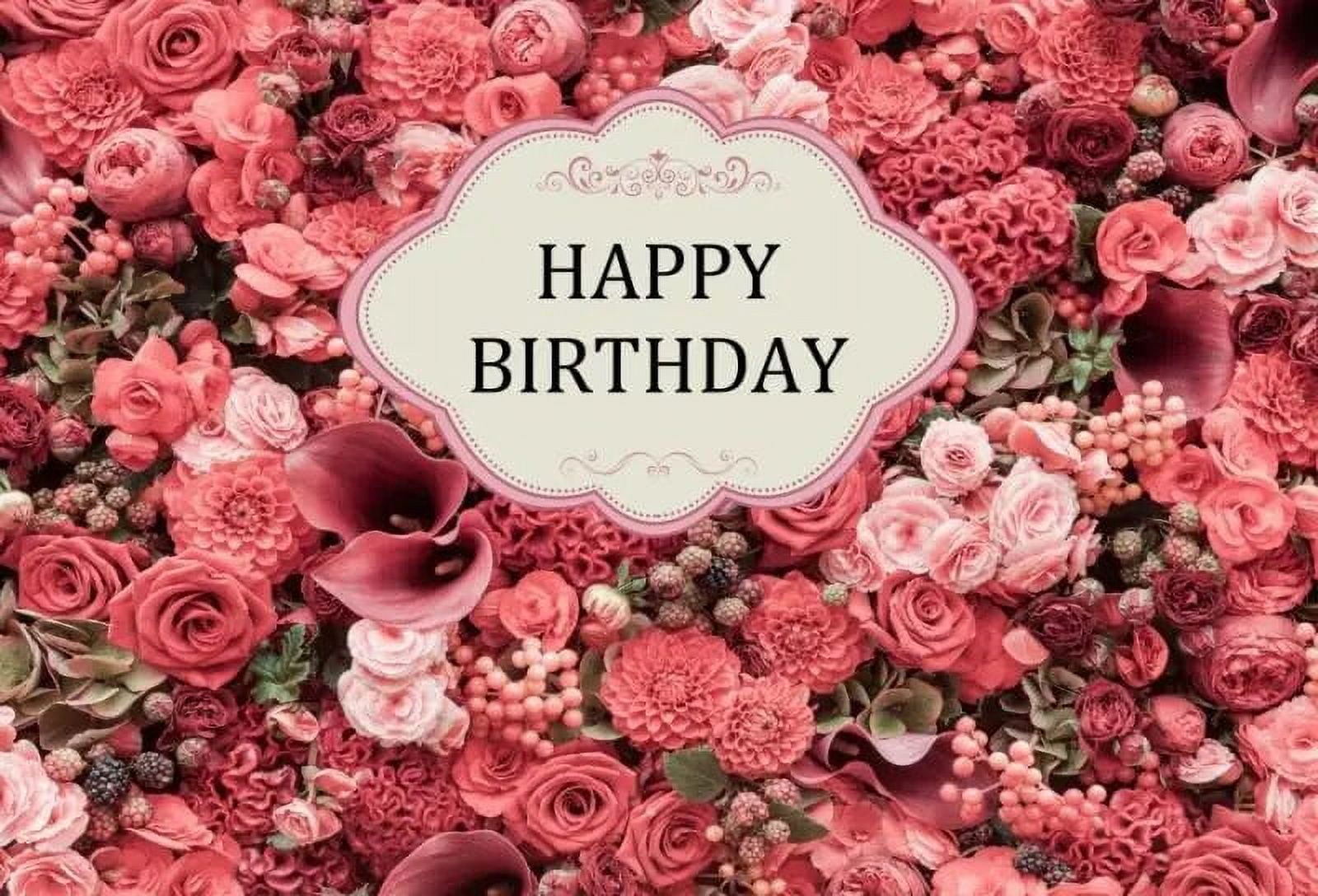 Flowers Party Stage Birthday Scene Photography Background Shiny Diamond ...