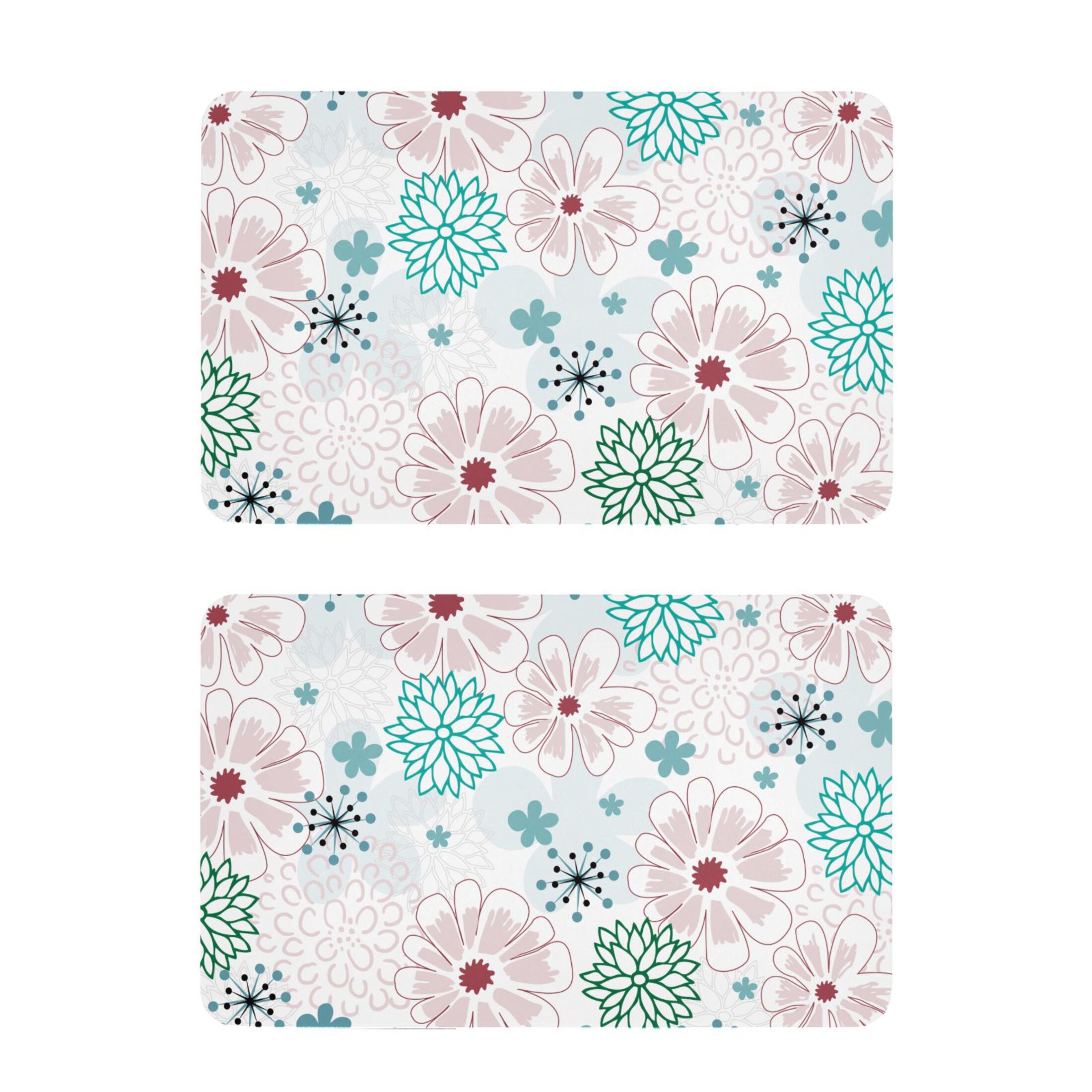 Flowers Retro Fridge Magnetic Sticker Refrigerator Magnets Kitchen ...