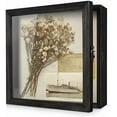 Flowers Shadow Box Display Case Large Shadow Box Frame with Glass ...
