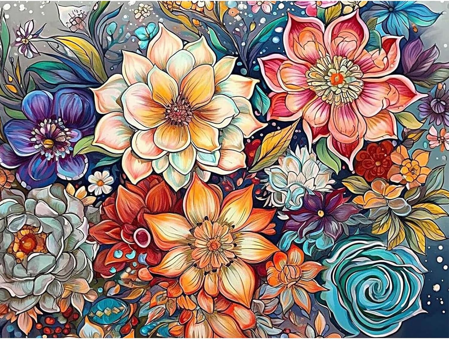 Flowers Spring 300 Pieces Adult Puzzle Thick and Sturdy Puzzle ...