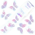 Flowers Sticker Butterfly Labels Sticker Reward Sticker Glittering ...