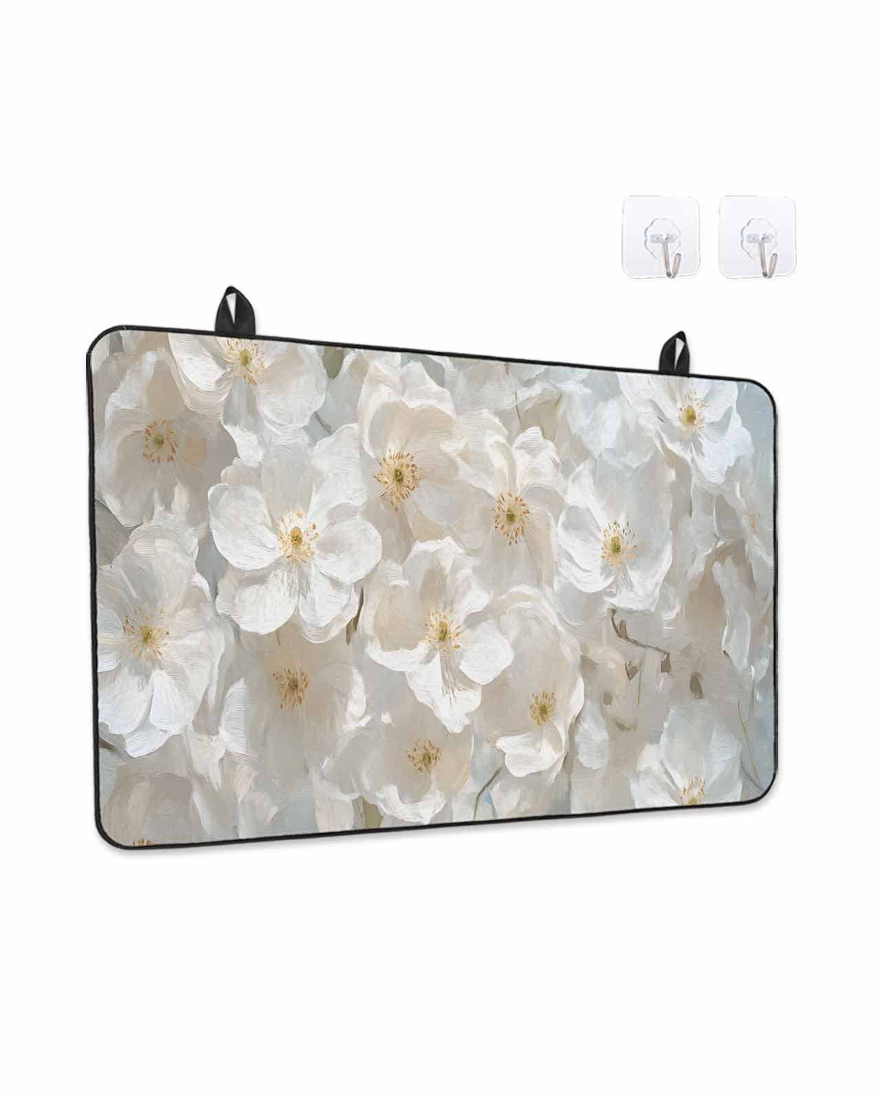 Flowers Stove Top Covers for Electric Stove, Kitchen Glass Ceramic ...