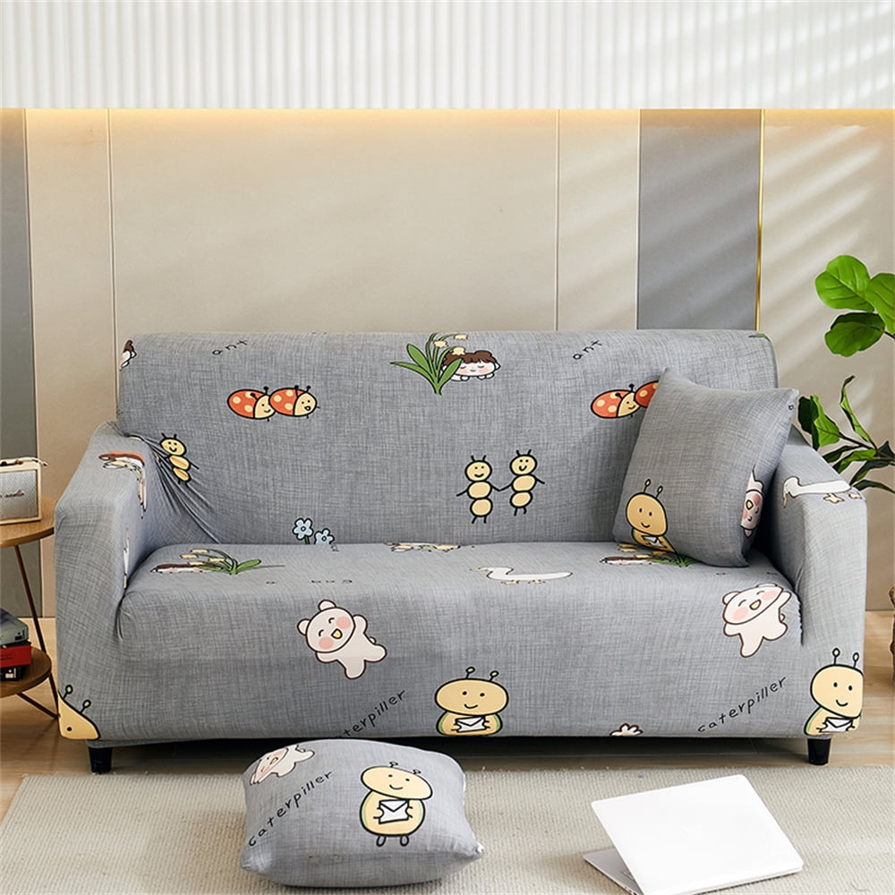 Flowers Style On The Sofa Cover Extendable Cover For Sofa Home Sofas ...