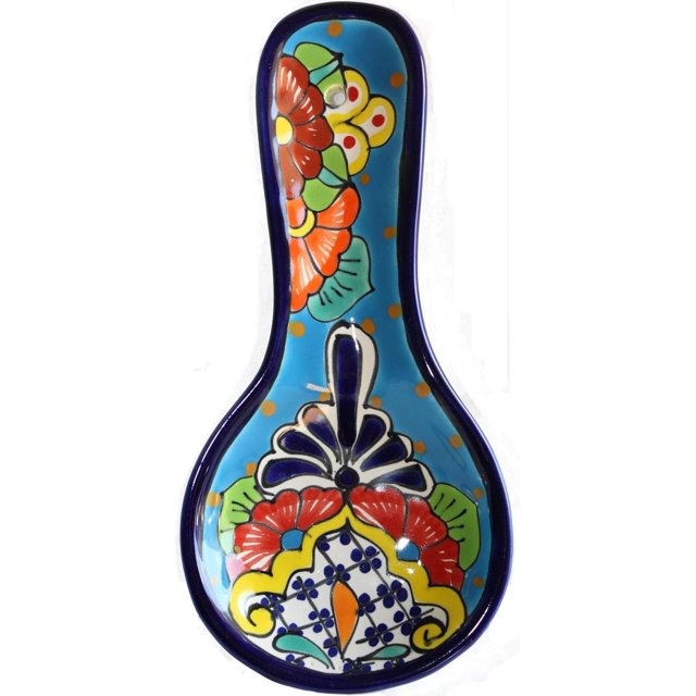 Flowers Talavera Ceramic Spoon Rest - Walmart.com