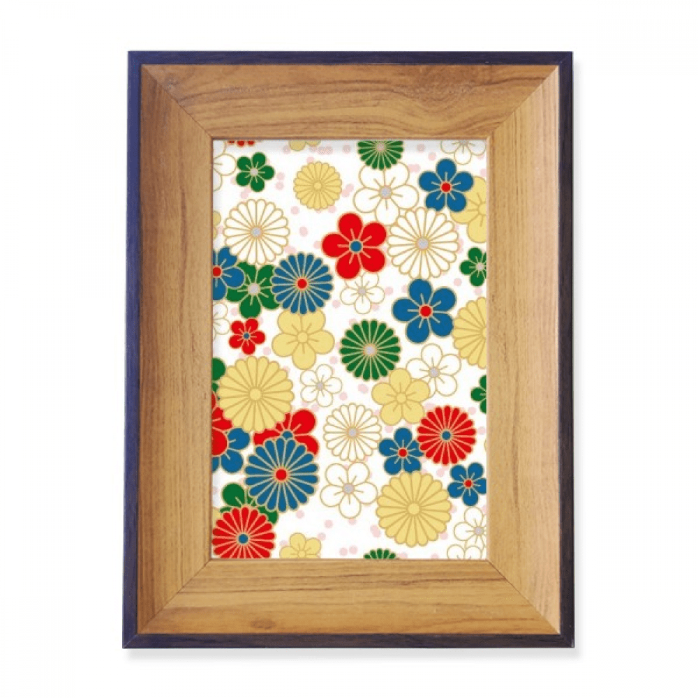 Flowers Ukiyo-e Repeat Japan Photo Frame Exhibition Display Art Desktop ...