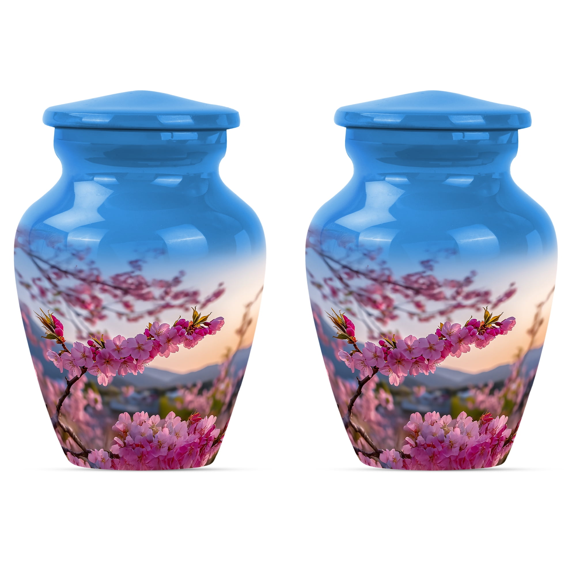 Flowers Urn, Small Urn for Ashes Keepsake, mini urns for human ashes ...