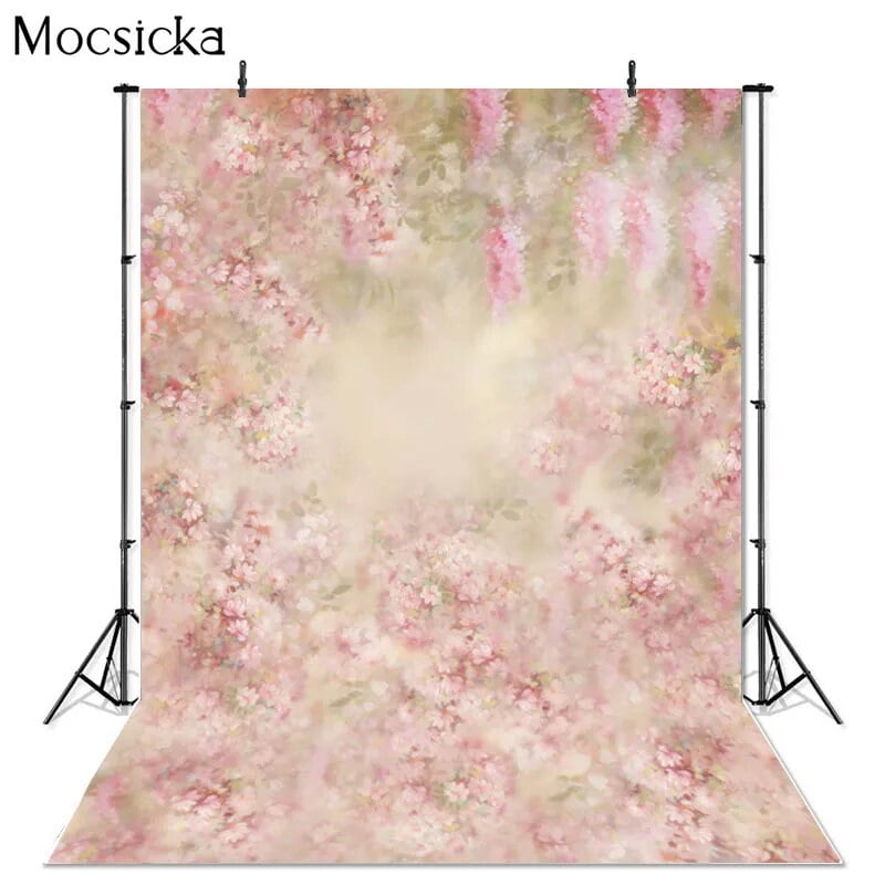 Flowers Wall Backdrop Photo Studio Rose Romantic Wedding Scenes ...