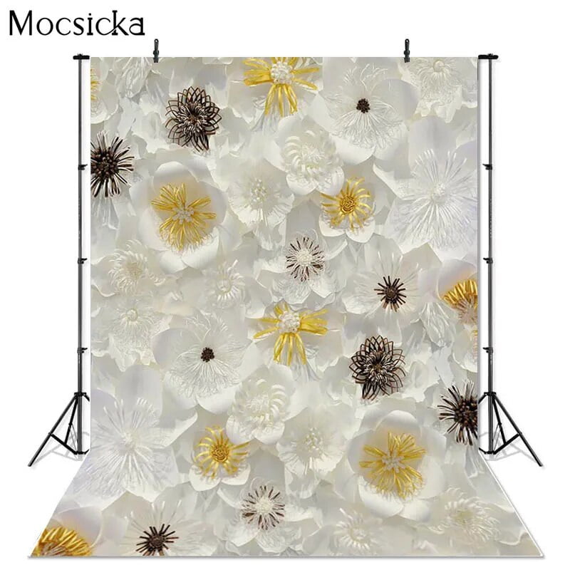 Flowers Wall Backdrop Photo Studio Rose Romantic Wedding Scenes ...