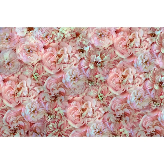 Flowers Wall Backdrops Photography Birthday Wedding ration Custom Pink ...