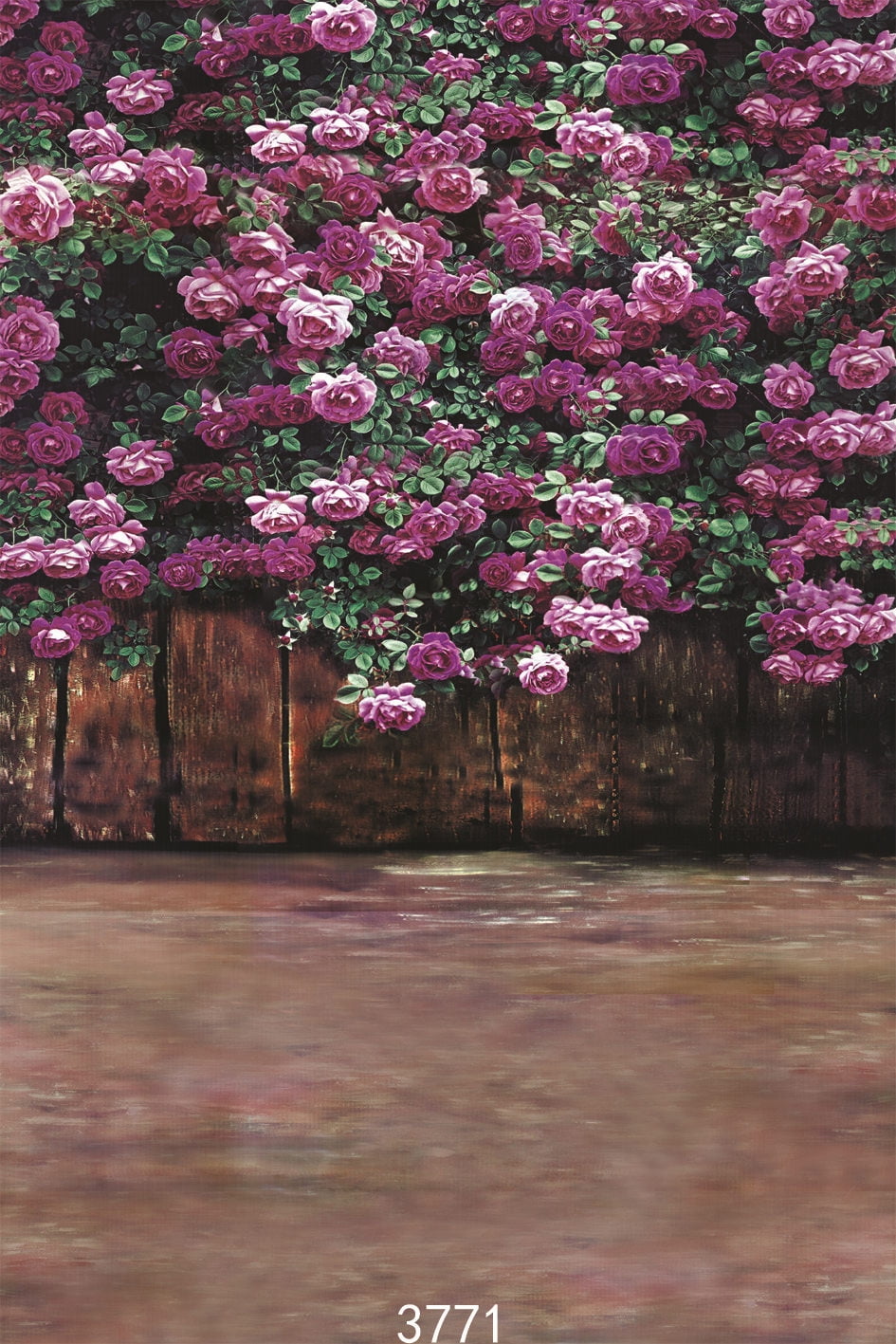 Flowers Wall Customized Vinyl Photography Backdrop Wedding Children ...