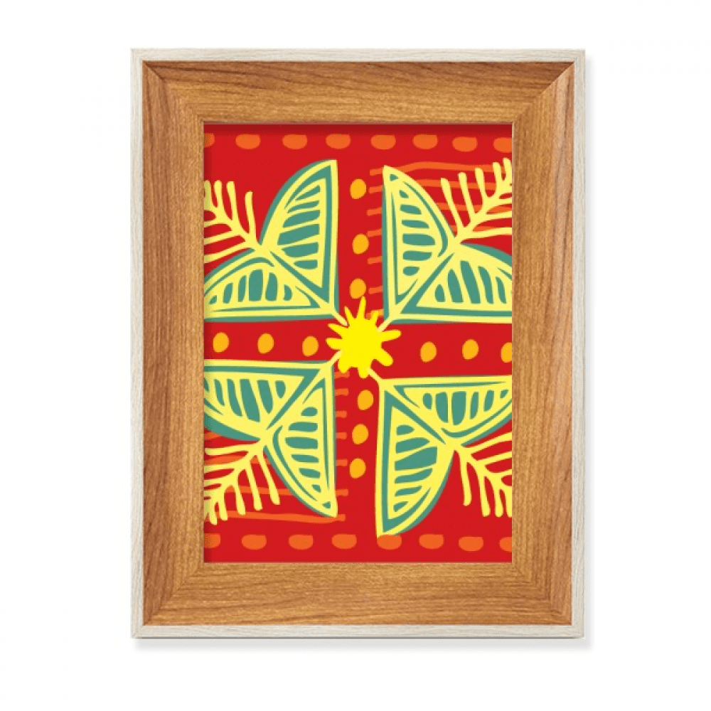 Flowers s Mexico Totems Ancient Civilization Desktop Wooden Photo Frame ...