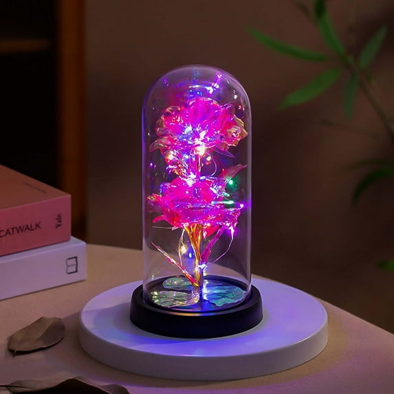 Flowers2 Nightlight Ornament for Valentine’s Day and Birthday—Golden ...