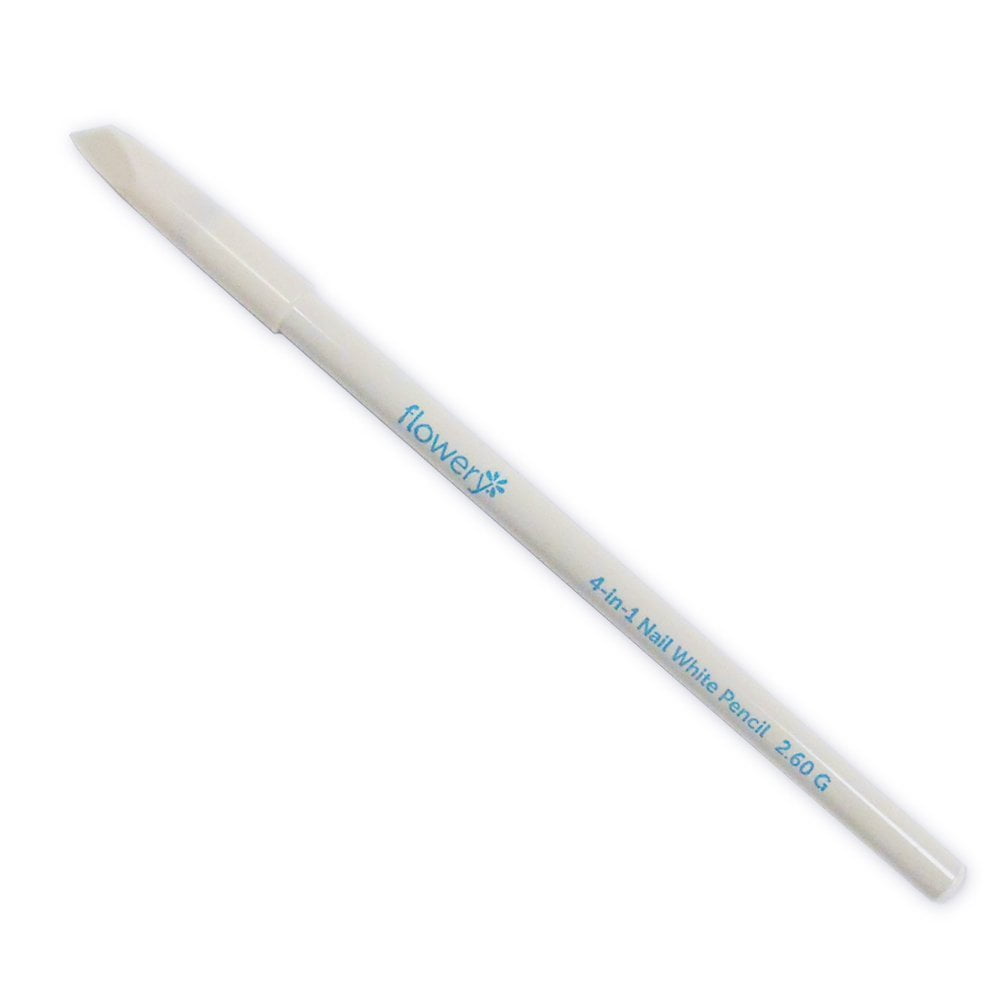 Flowery White Nail Pencil C33 - Walmart.com