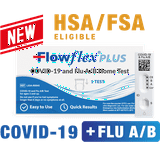 Flowflex® Plus COVID-19 and Flu A/B Home Test - (1 Pack) Flu A&B 3-in-1 ...
