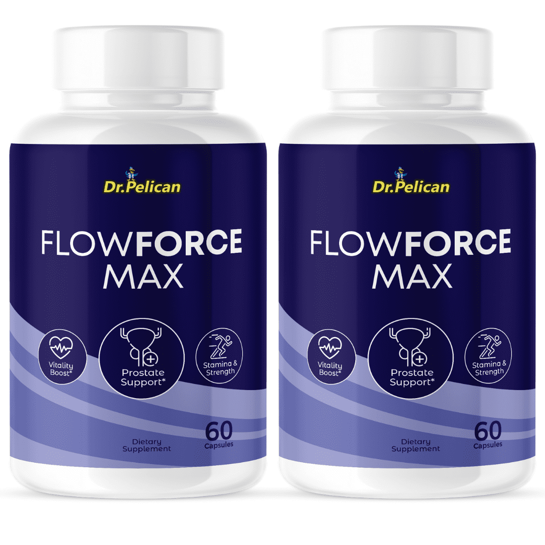Flowforce Max- Prostate Support- 2 Bottles- 120 Capsules- Dr. Pelican ...