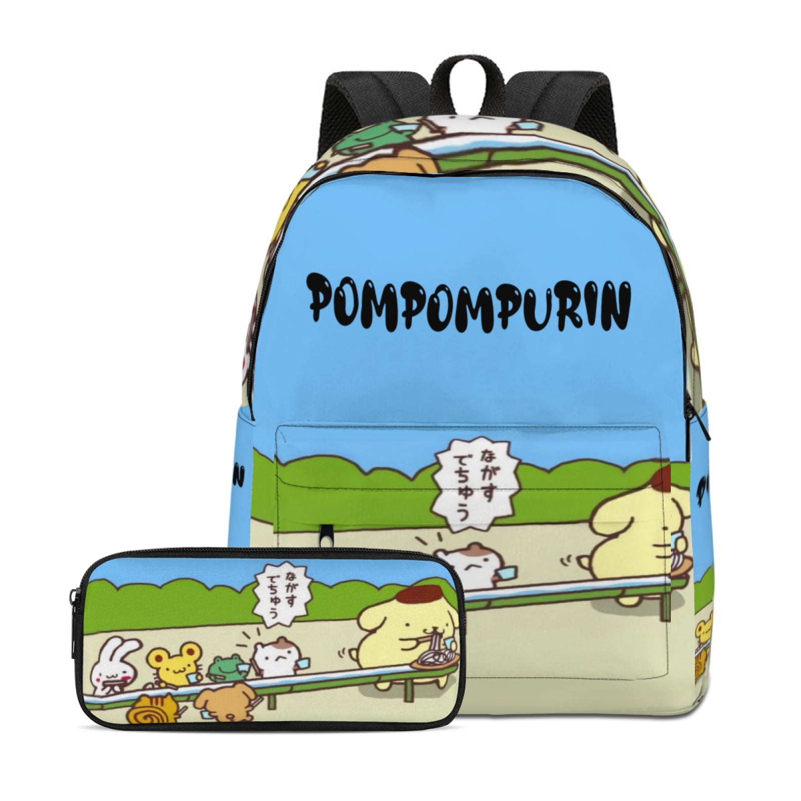 Flowing Banquet Pompompurin Backpack And Pencil Case Two Piece Sets ...