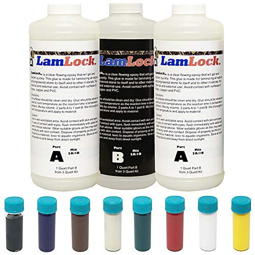 Flowing Epoxy 3 Quart Express - Clear Flowing Epoxy for Laminating ...