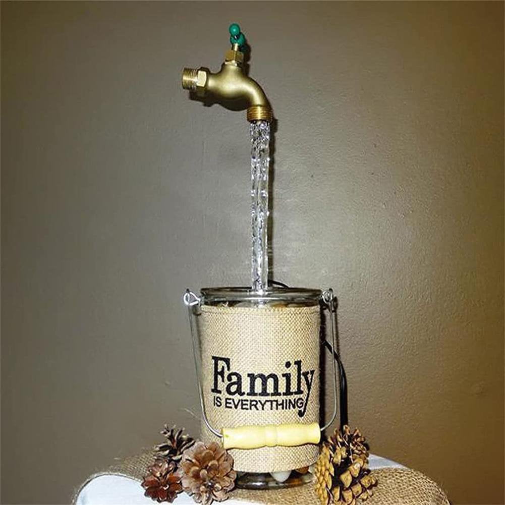 Flowing Spout Watering Can Fountain, Faucet Fountain, Floating Tap ...