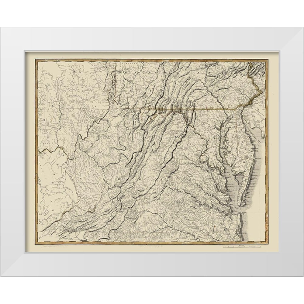 Flowman 14x12 White Modern Wood Framed Museum Art Print Titled ...