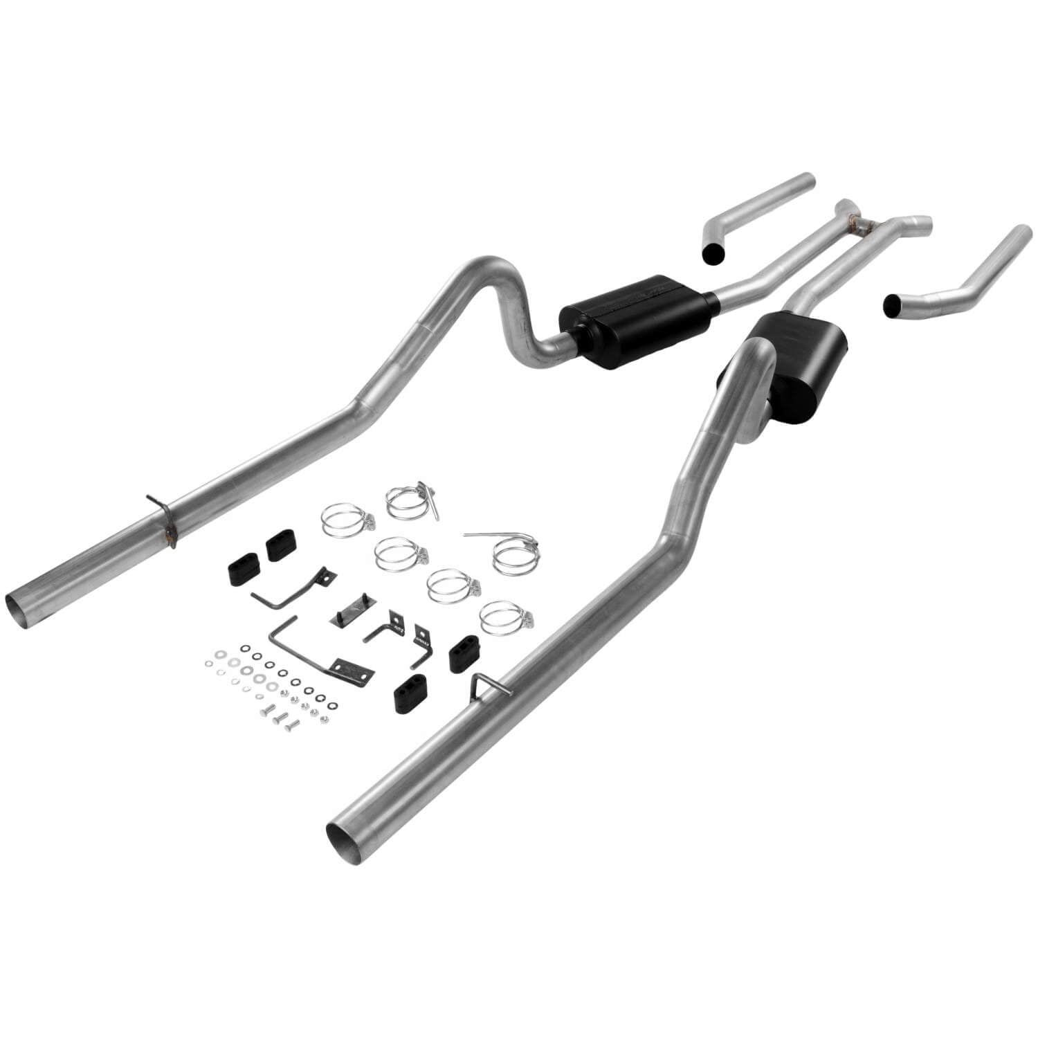 Flowmaster 17382 Header-back System - Dual Rear Exit - Delta Force ...