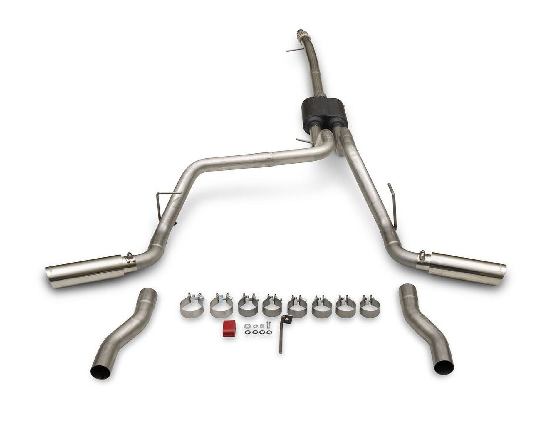 Flowmaster 818158 American Thunder Cat-Back Exhaust Dual Rear Exit 2.5 ...