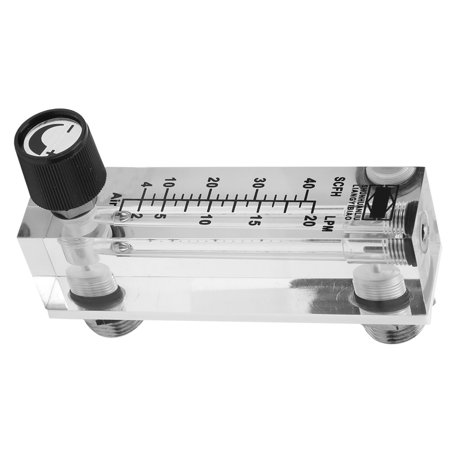 Flowmeter, Stainless Steel Acrylic Plexiglass Gas Flow Meter, Panel ...