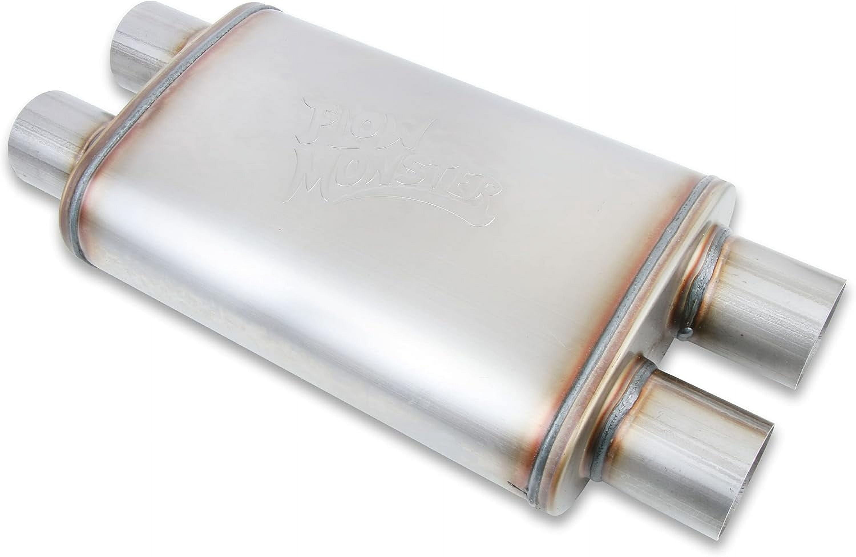 Flowmonster 11386-FM 409Ss Oval Case Absorption Muffler - Walmart.com