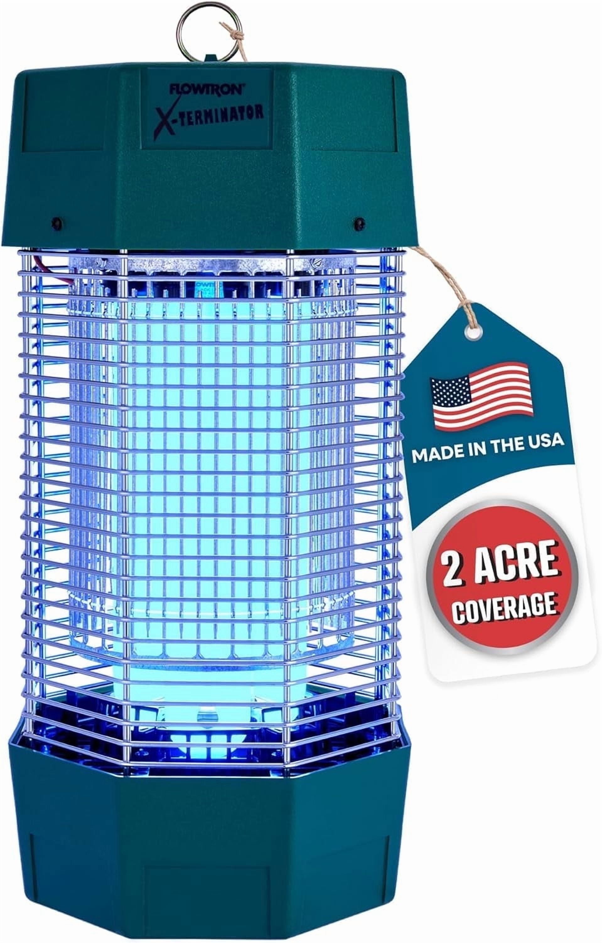 Flowtron 2 Acres Electric Bug Zapper, 120W UV Light & Dual Lure, Insect ...