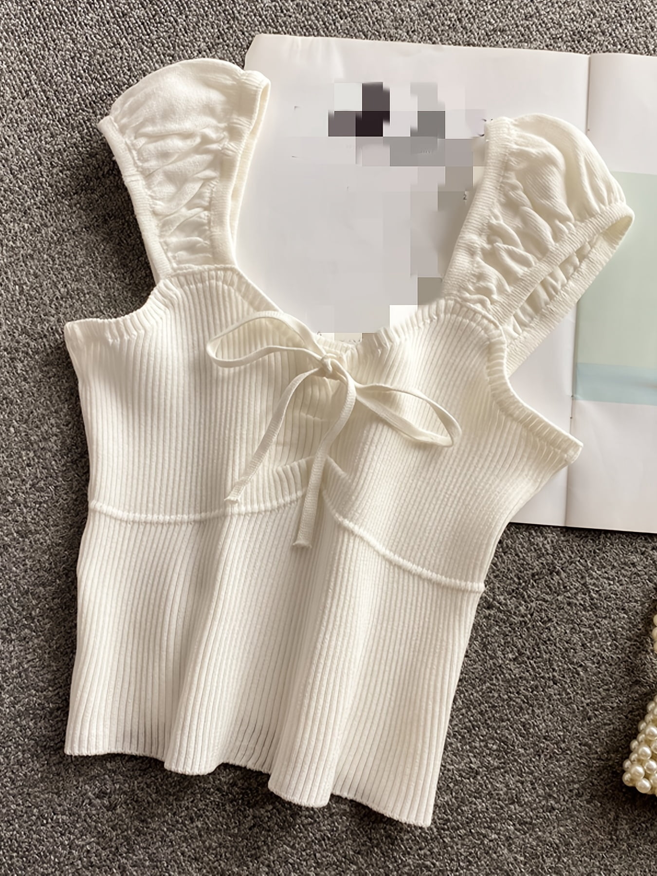 Flowy Tassel Hem Tank Top - Soft V Neck Summer Essential – Versatile ...