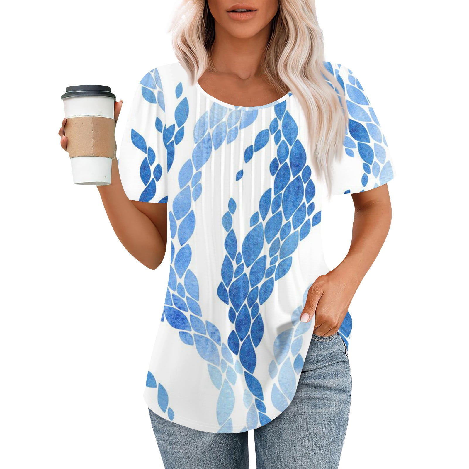 Flowy Tops for Women Summer - Walmart.com