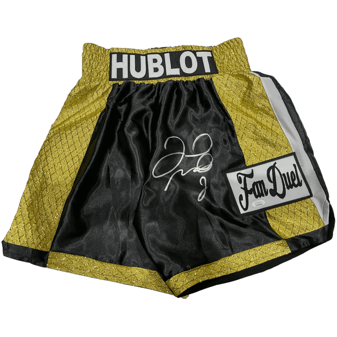 Floyd Mayweather Jr. Signed Autographed Boxing Trunks JSA Authenticated ...